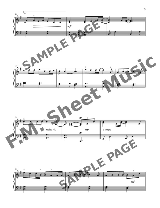 You and Me (Easy Piano) By Lifehouse - F.M. Sheet Music - Pop Arrangements by Jennifer Eklund